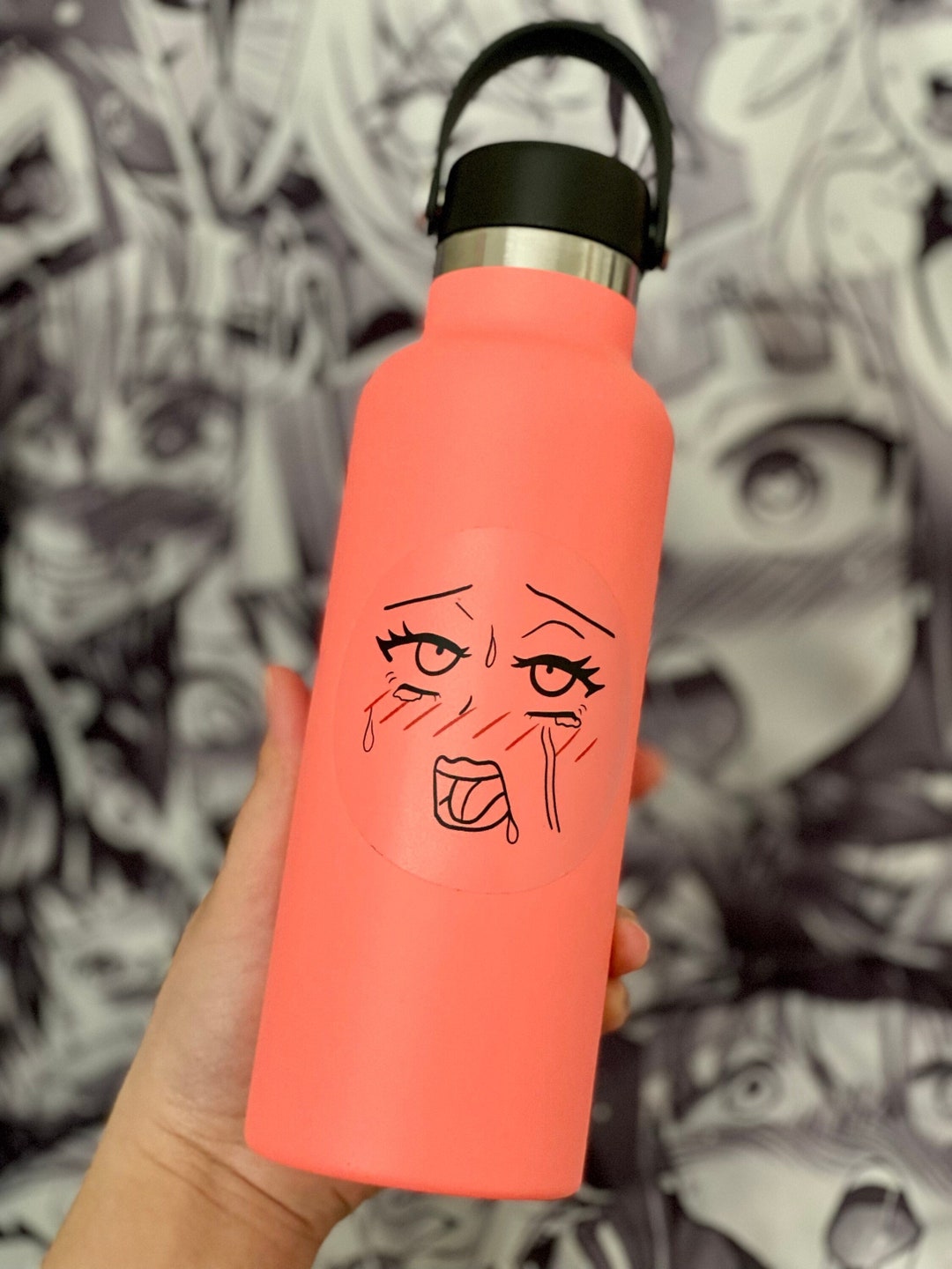 Ahegao Face Sticker Etsy
