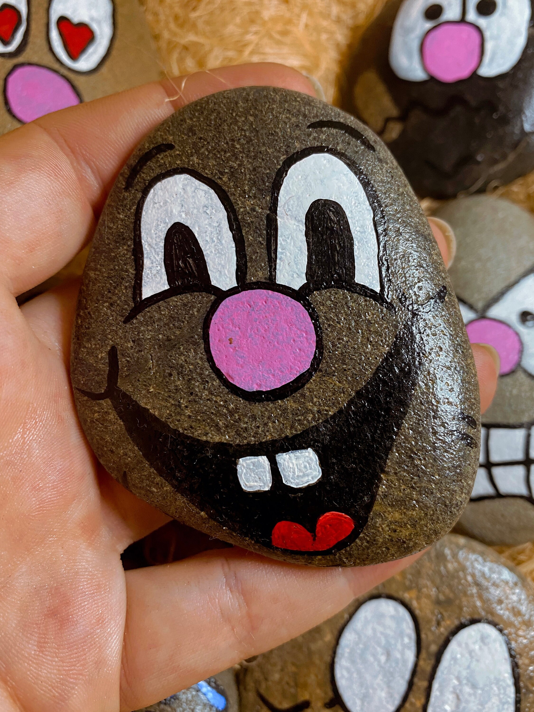 Montessori Emotion Stone Set Emotional Intelligence Education - Etsy