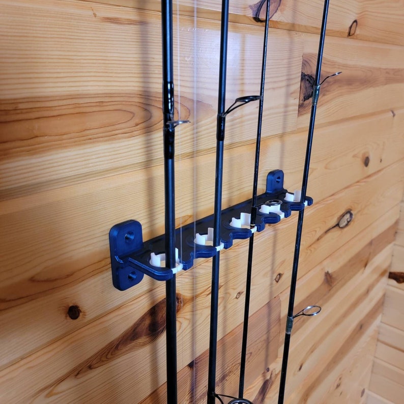 Universal Fishing Rod Holder for Garage & Ice House - Etsy