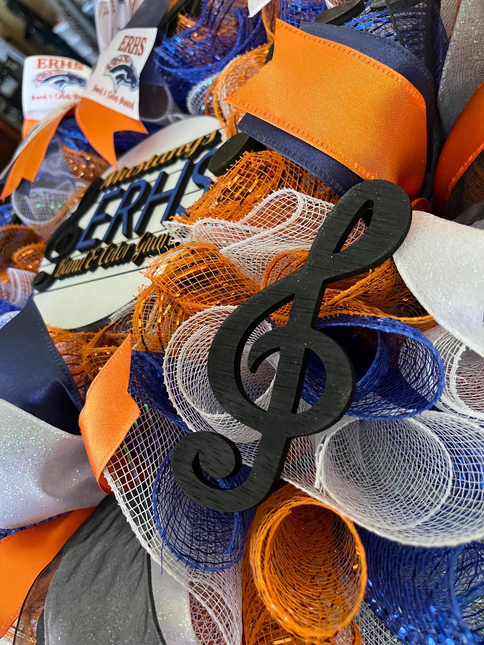 High School Marching Band & Color Guard Wreath - Etsy