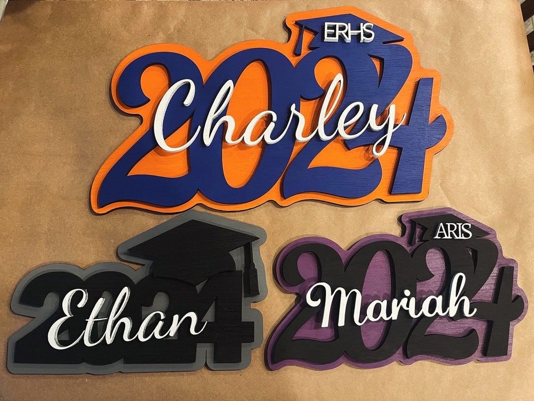 Graduation Sign, Graduation Prop Sign, Graduation Laser Engraving ...