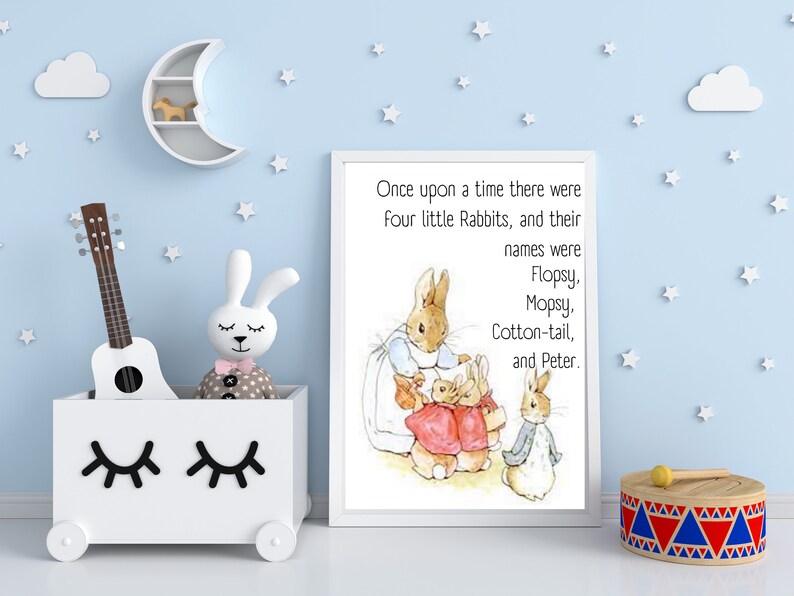 Peter Rabbit Peter Rabbit Nursery Woodland Nursery Clipart - Etsy