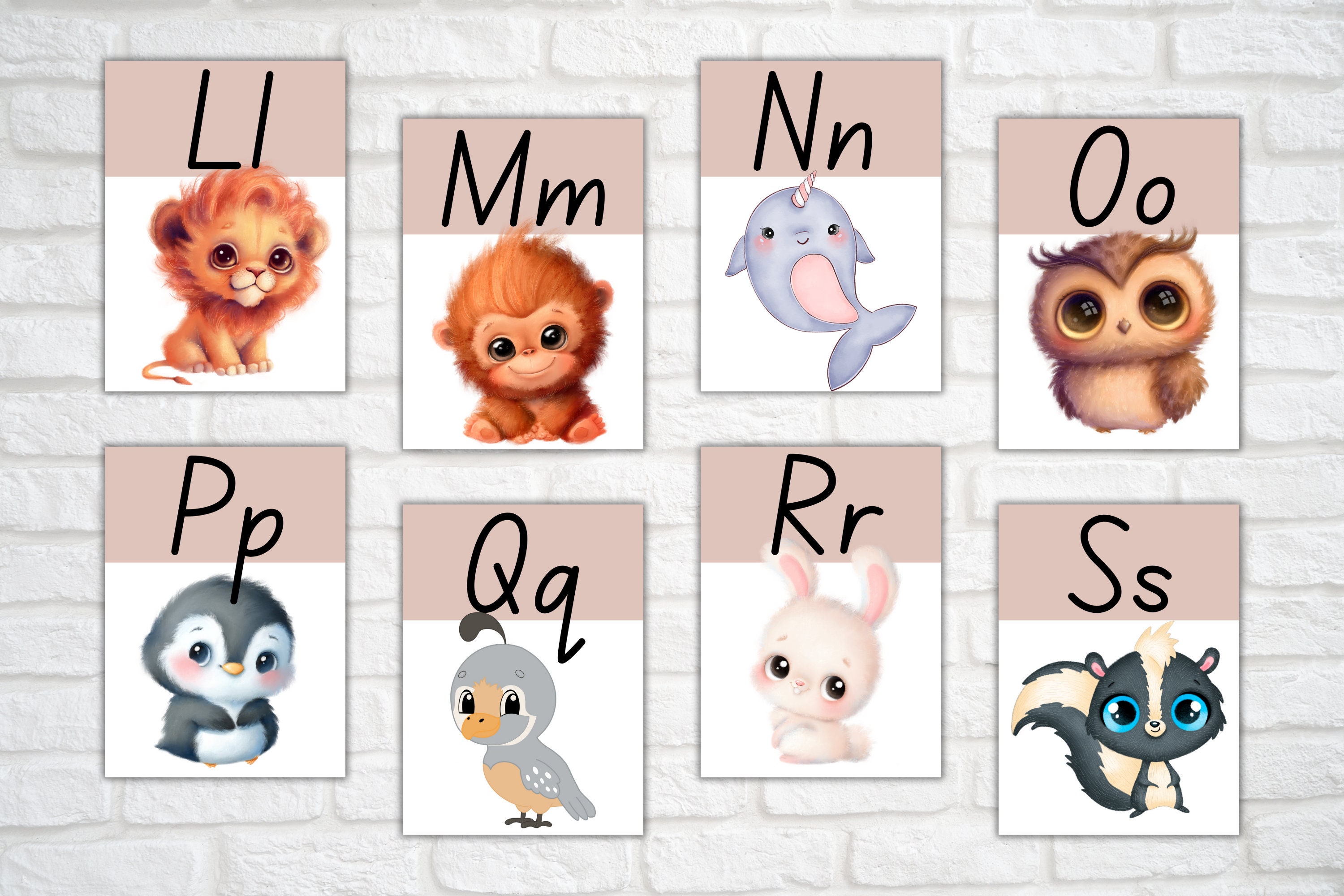 Classroom Decor Elementary | ABC Posters | Animal Alphabet Poster | ABC ...
