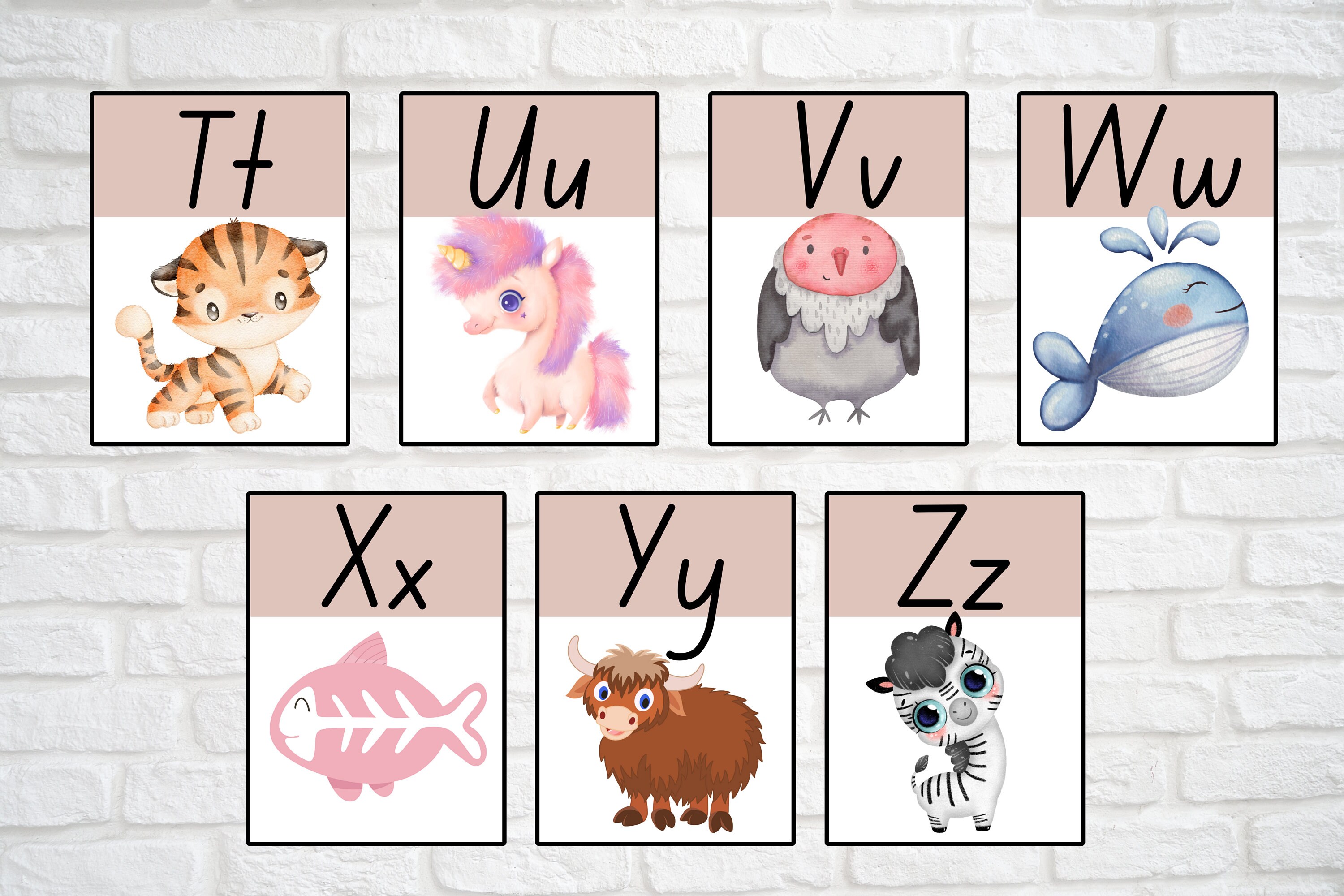 ABC Animal Poster | Preschool Learning Posters | Homeschool Resources ...