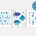 Alphabet Poster | Sea Life Nursery Wall Art | Watercolor Alphabet ...