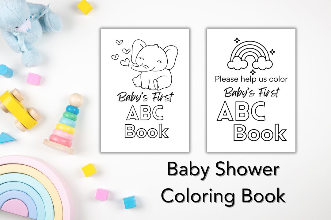 Baby Shower | ABC Book | Alphabet Coloring Pages | Alphabet Poster ...