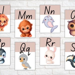ABC Animal Poster | Preschool Learning Posters | Homeschool Resources ...