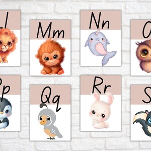 ABC Poster Kids | Preschool Learning Posters | Alphabet Poster | Animal ...