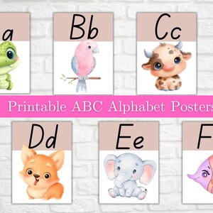 ABC Animal Poster | Preschool Learning Posters | Homeschool Resources ...