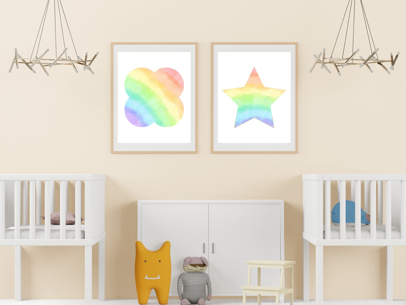 Alphabet Poster | Watercolor Alphabet Poster | Number Poster | ABC ...