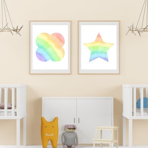 Alphabet Poster | Watercolor Alphabet Poster | Number Poster | ABC ...