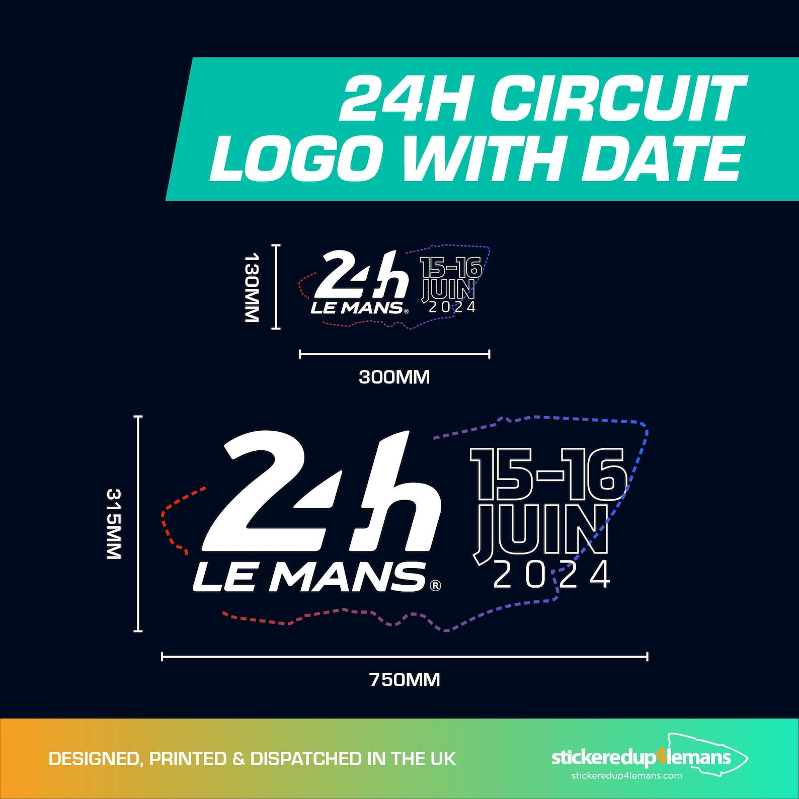 Official 24h Circuit Logo With Date 2024 - Etsy