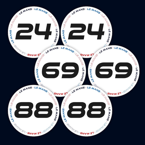Race Number Decals - Etsy UK