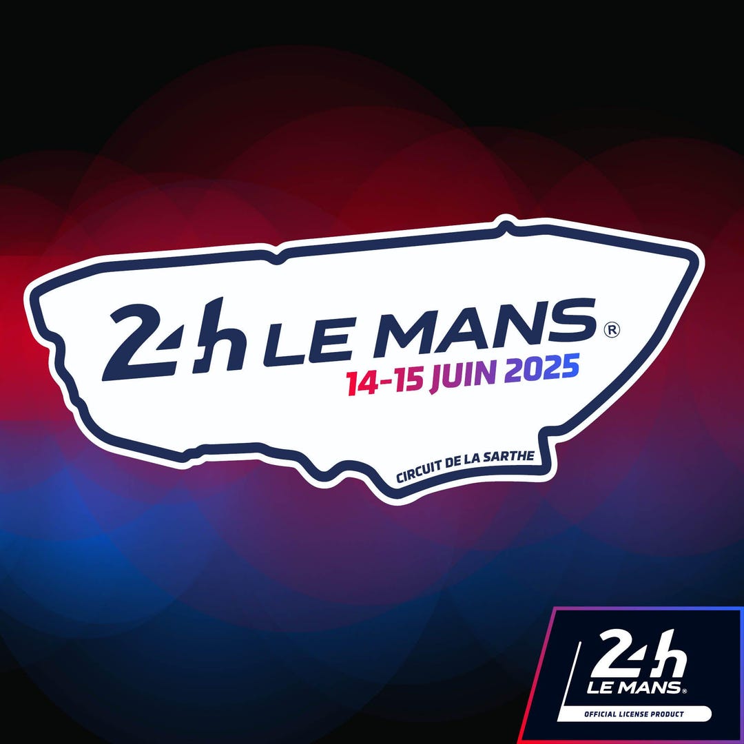Official Le Mans Logo Strapline Circuit Sticker | Official 24h Le Mans ...