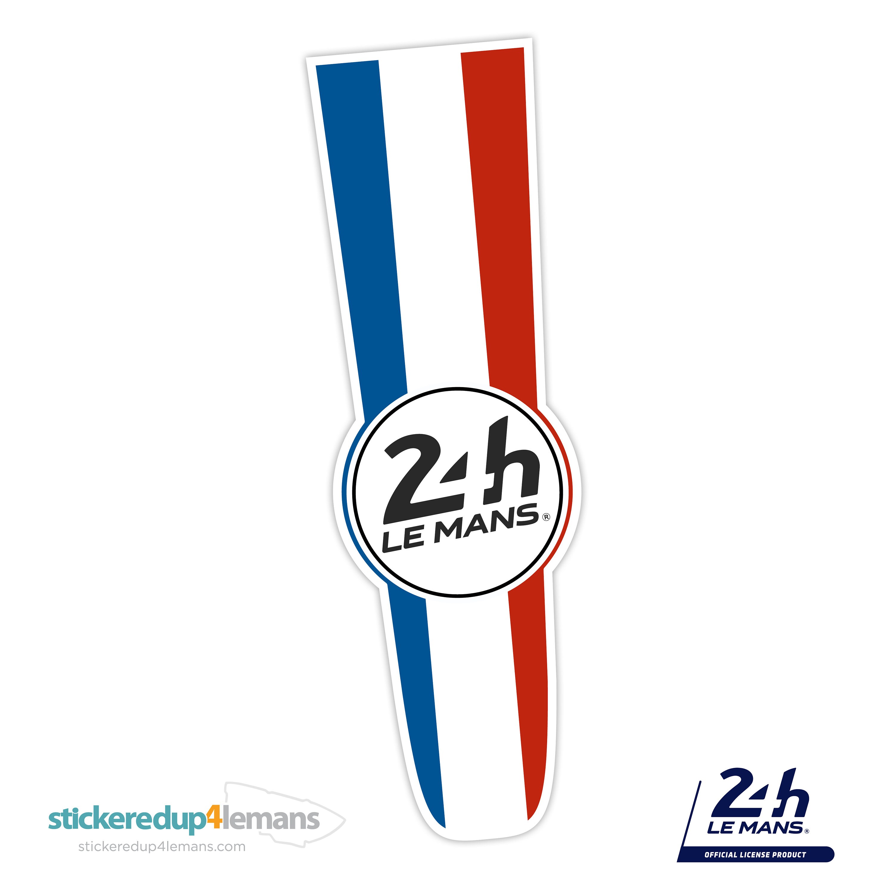 Official Le Mans Flag Racing Bonnet Stripe With Logo Sticker - Etsy UK