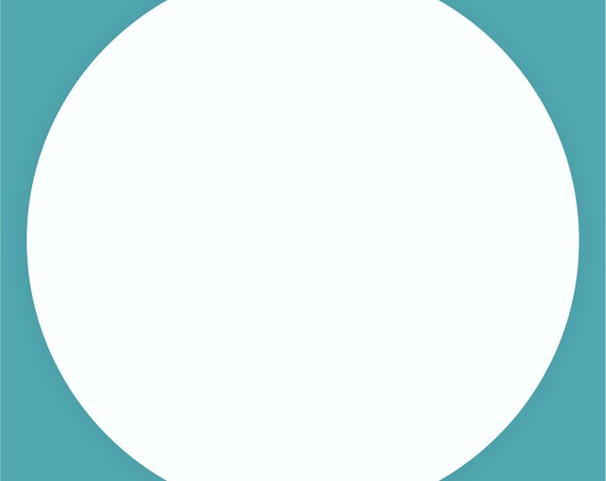 400mm Plain White Classic Roundel - Etsy