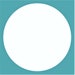 400mm Plain White Classic Roundel - Etsy