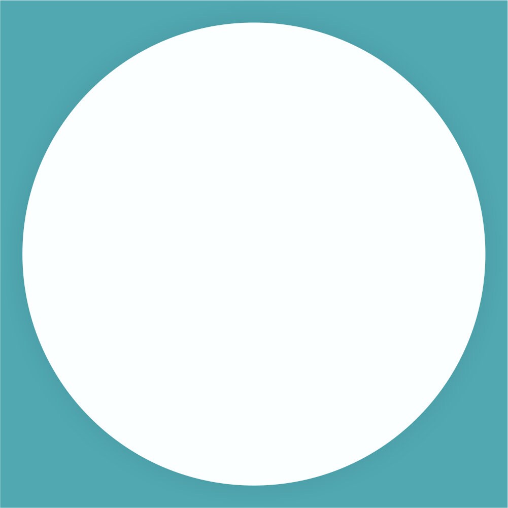 400mm Plain White Classic Roundel - Etsy