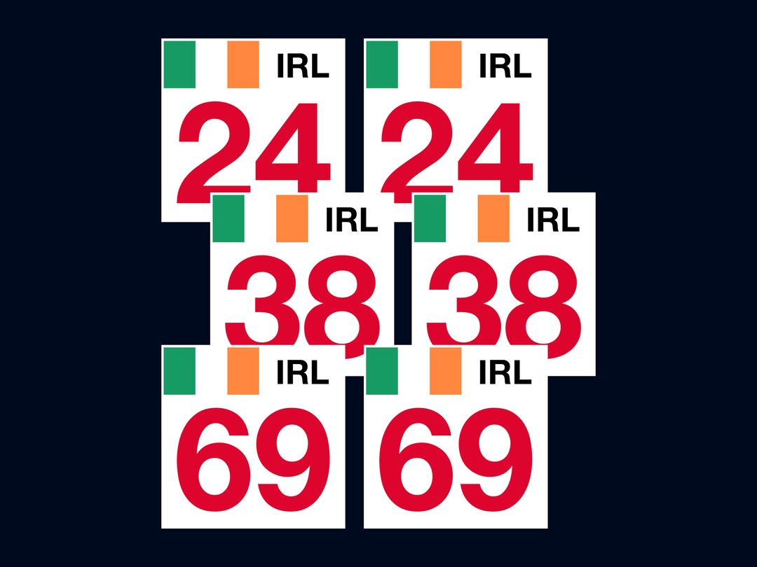 IRL Door Numbers pair - Etsy