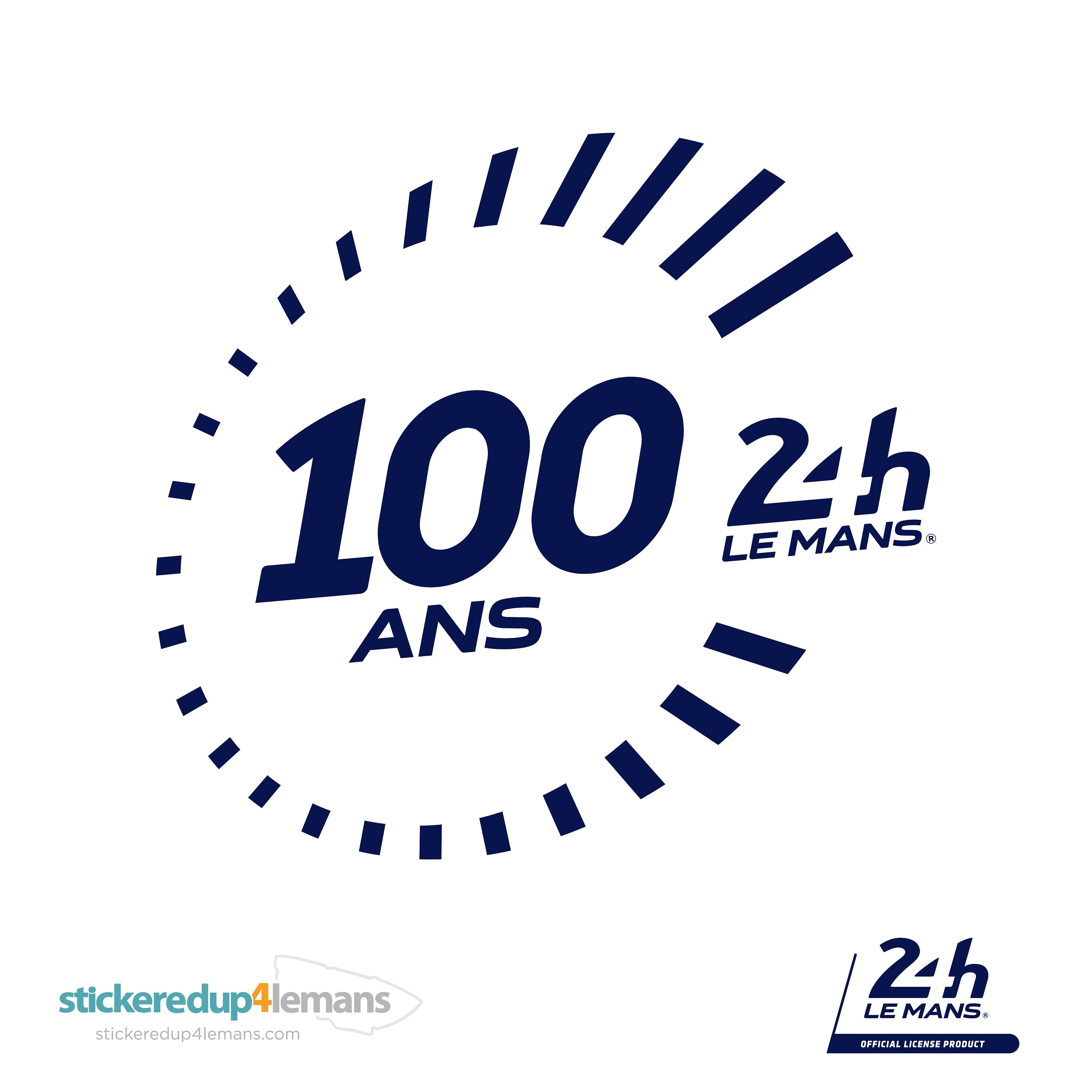 Official Le Mans 24h Centenary Logo Sticker Official 24h Le Mans World