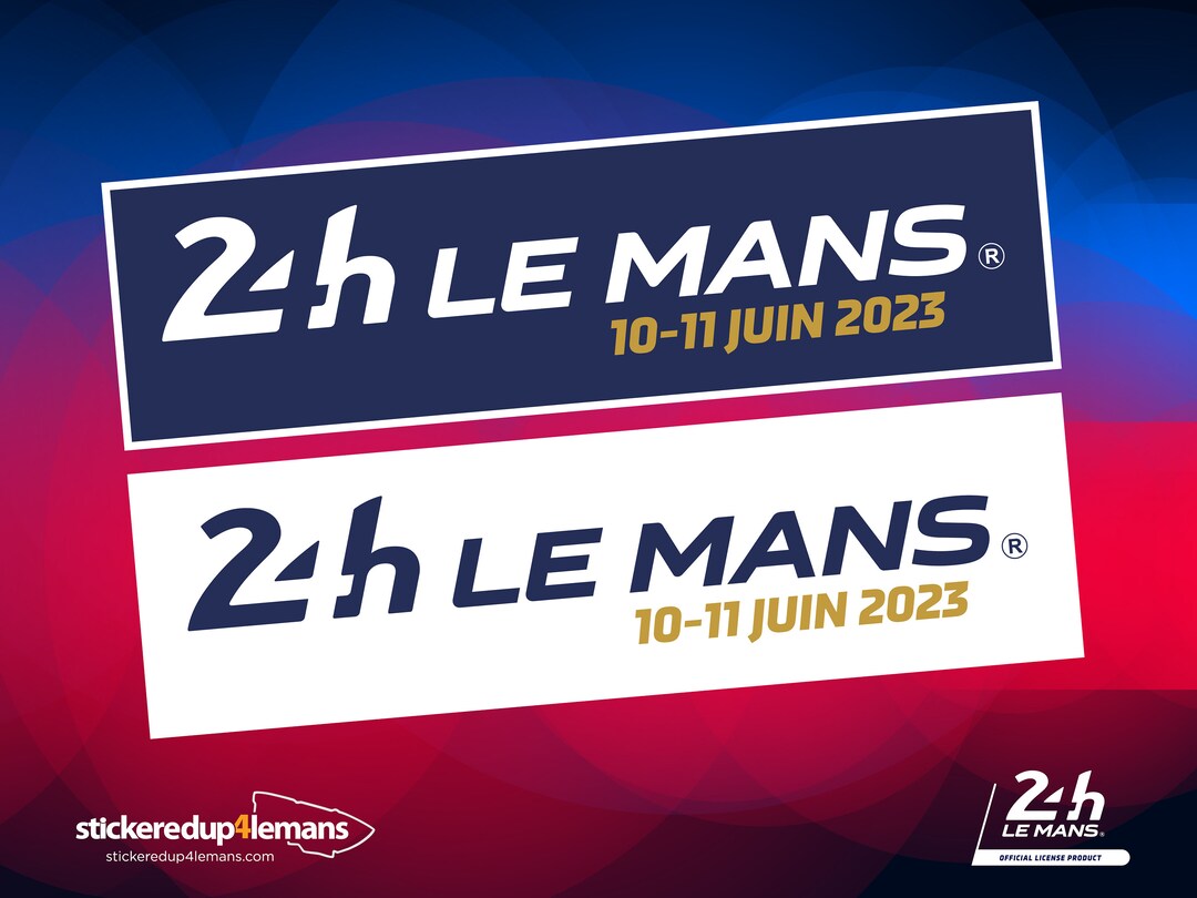 Official Le Mans Bumper Sticker Official 24h Le Mans World Endurance ...