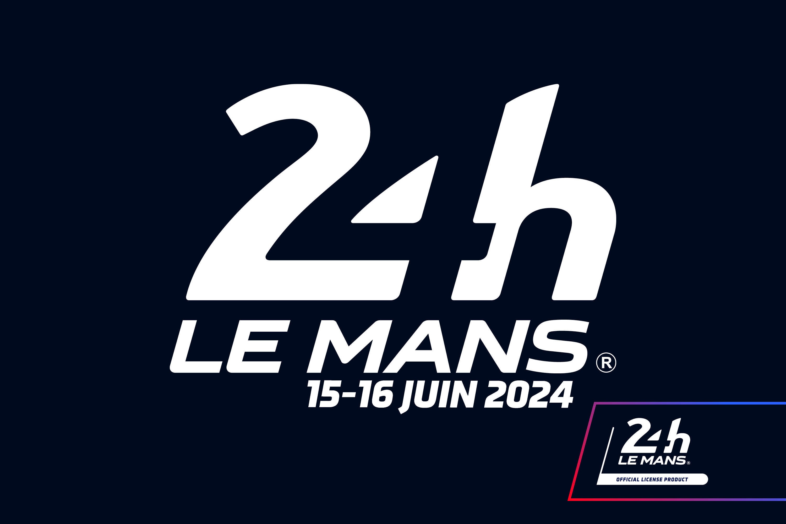 Official Le Mans 24h Le Mans & Dates Logo Sticker Official 24h Le Mans ...