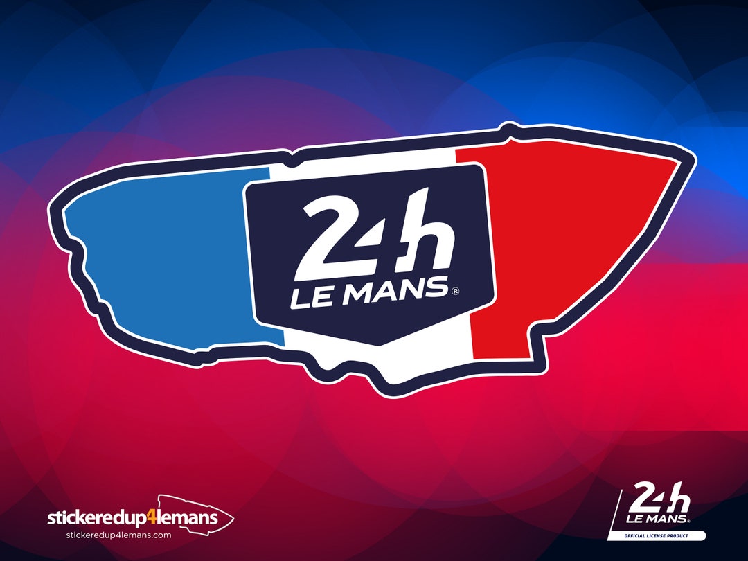 Official Le Mans Tricolore Circuit Sticker Official 24h Le - Etsy