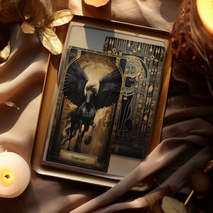 Solaris Tarot Deck: 78 Card With Guidebook | Black & Gold, Ancient ...