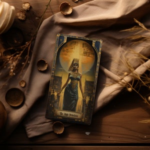 Solaris Tarot Deck: 78 Card With Guidebook | Black & Gold, Ancient ...