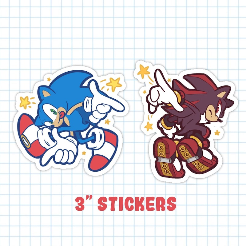Stickers sonic stickers - Etsy México