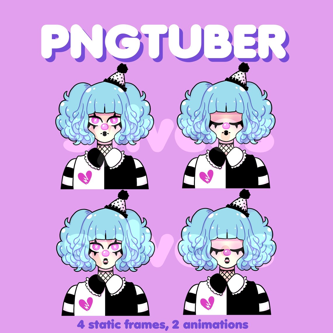 Clown Pngtuber Set - Etsy