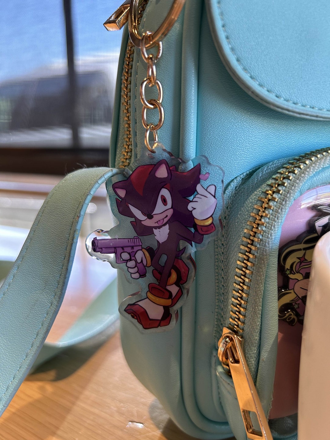 Shadow the Hedgehog Acrylic Keychain - Etsy