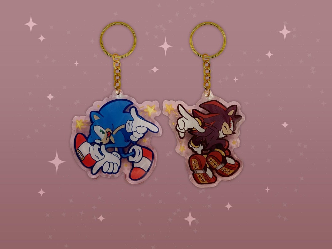 Sonic Adventure Shadow the Hedgehog Keychains - Etsy Australia