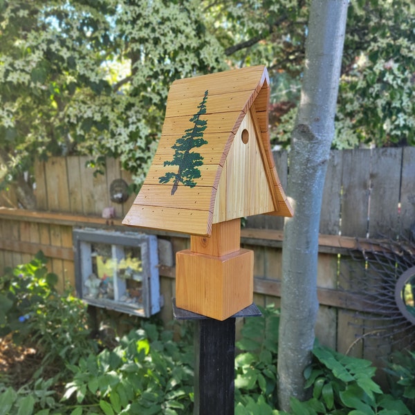 Triangle Birdhouse - Etsy