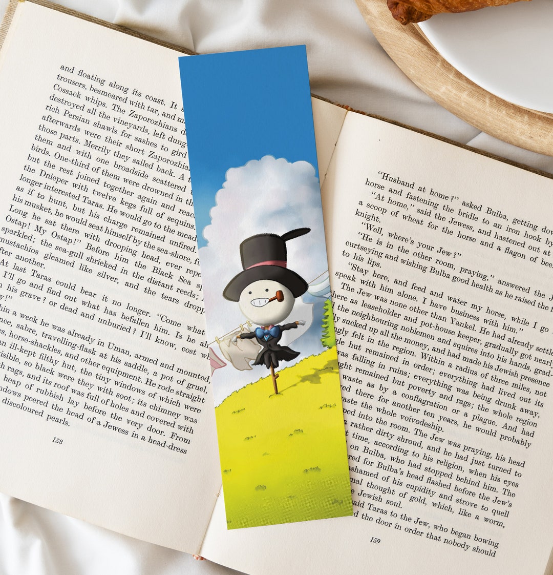 Ghibli Howl's Moving Castle Cute Hand-illustrated Bookmarks Perfect for ...