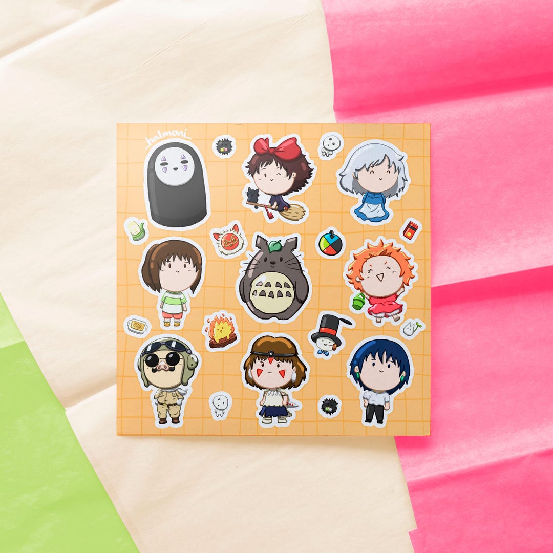 Cute Hand-illustrated Ghibli Stickers Add an Adorable Touch to Your ...