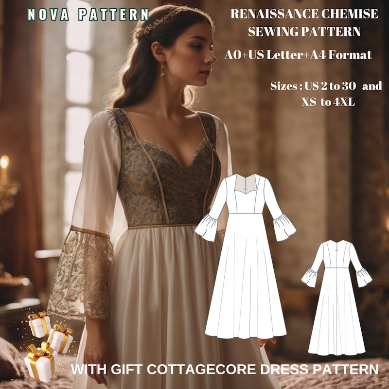 Renaissance Chemise - Etsy