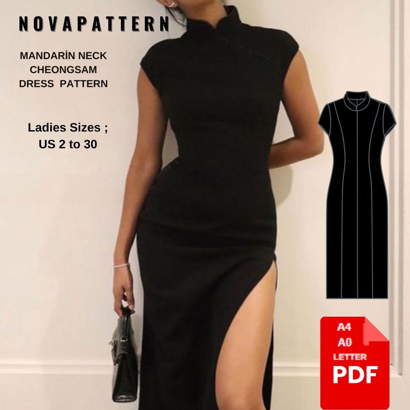 Cheongsam Pattern - Etsy