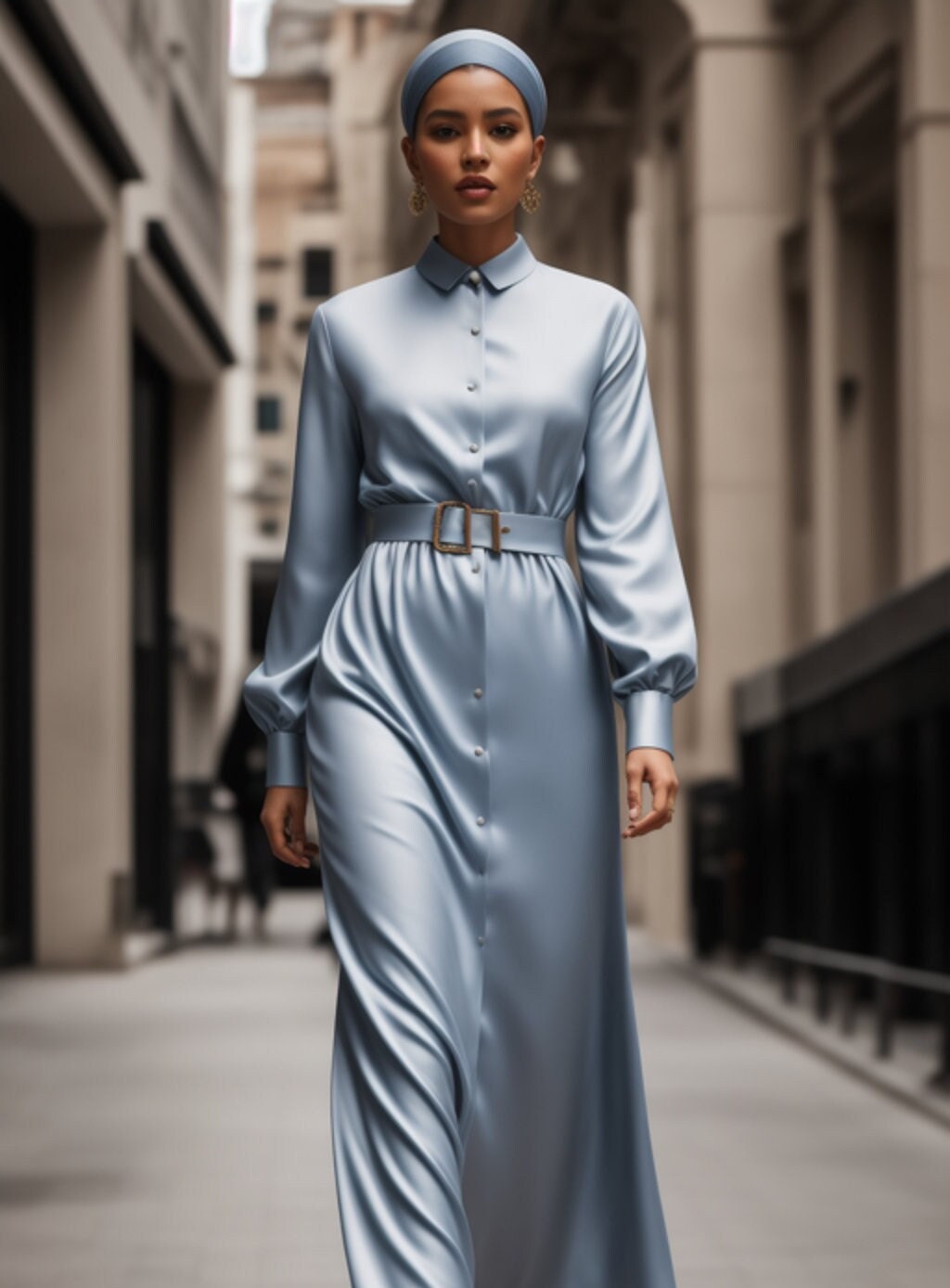 Modest Maxi Dress Bishop Long Sleeve Patternrenaissance,medieval ...