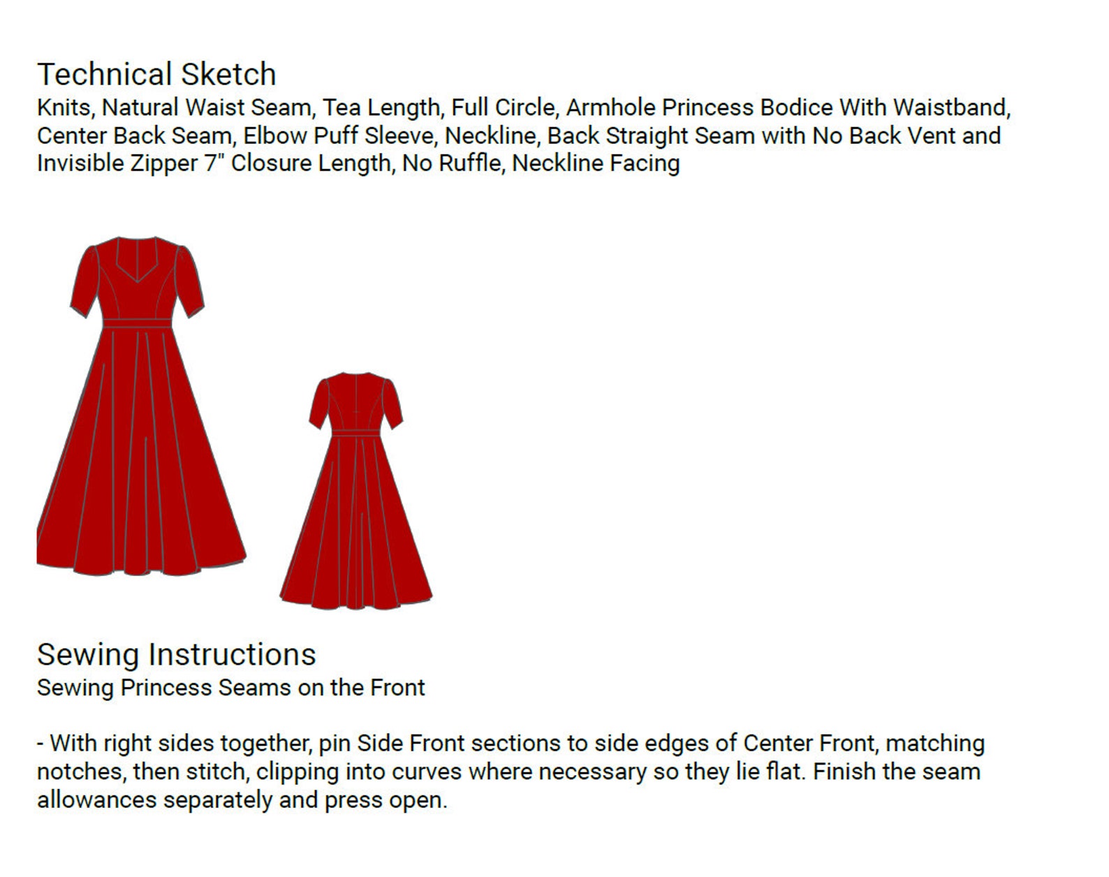 Fairy Cottagecore Dress Pattern,renaissance,regency,maxi Dress, A0-a4 ...