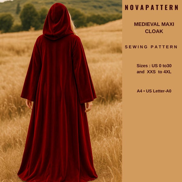 Zip up Cloak Hoodie - Etsy