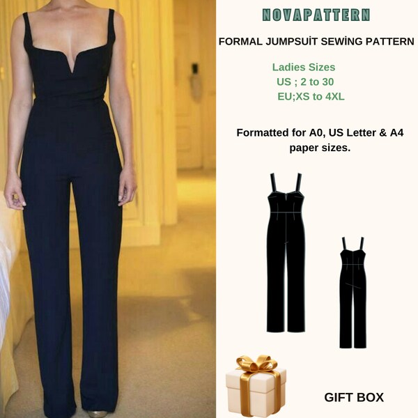 Formal Jumpsuit - Etsy