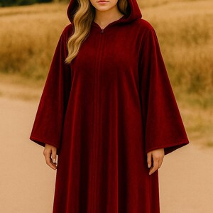 Medieval Cloak Sewing Pattern | Hooded Maxi Cape | Renaissance Fantasy ...