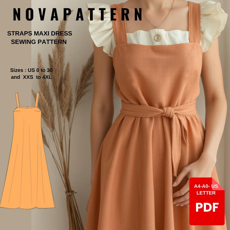Apron Dress Pattern - Etsy