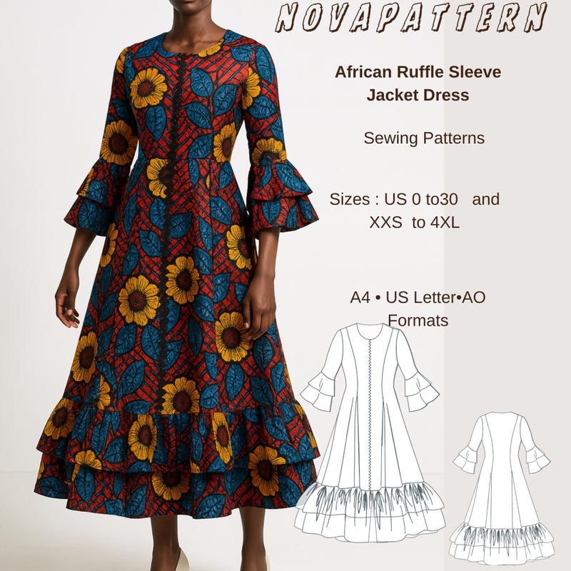 African Sewing Patterns - Etsy