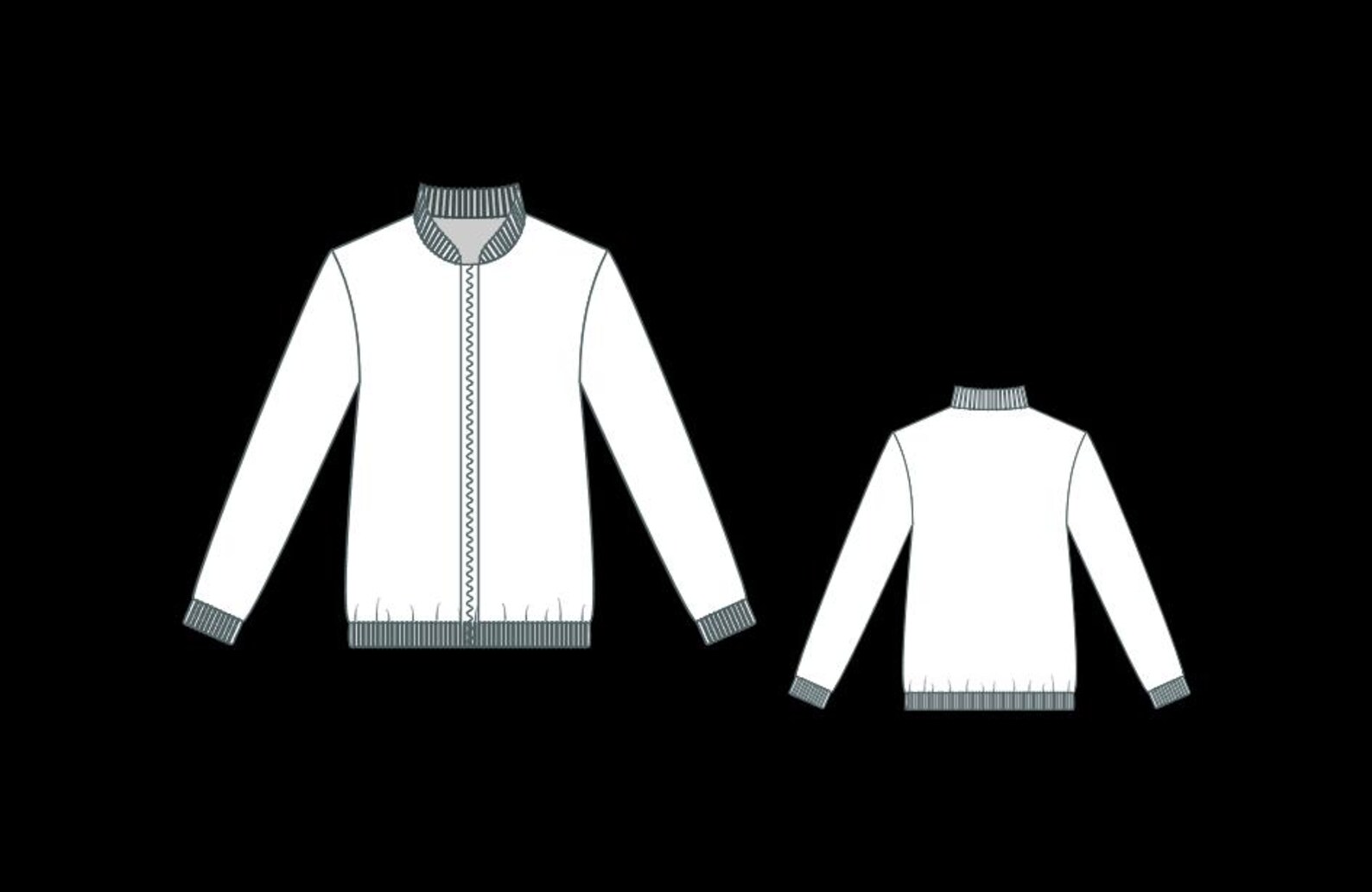 Men’s Bomber Jacket Sewing Pattern, Classic Zip up Jacket PDF Pattern ...