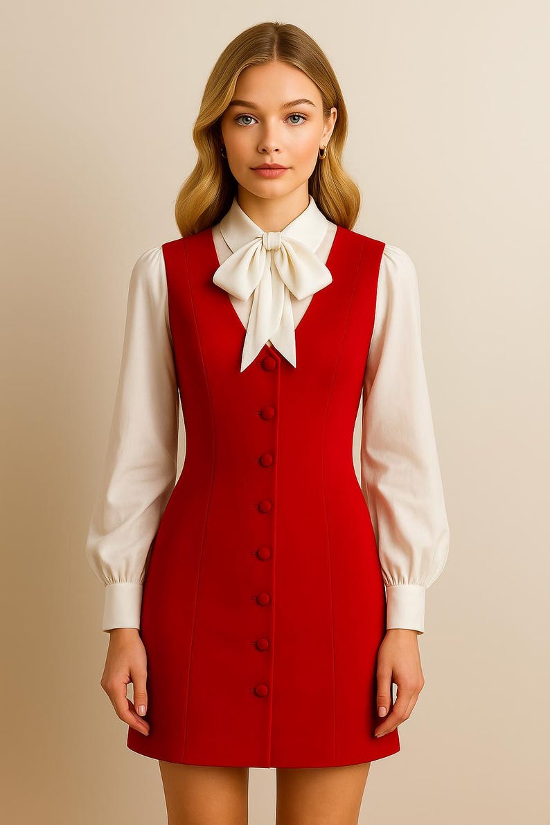 Blouse and Dress Set Sewing Pattern | Vintage Inspired Outfit PDF ...