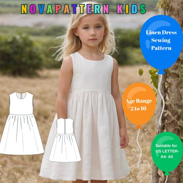 Toddler Linen Dress - Etsy