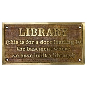 Custom Plaques in Oil-rubbed Bronze - Personalized 3D Plaque - Vintage ...