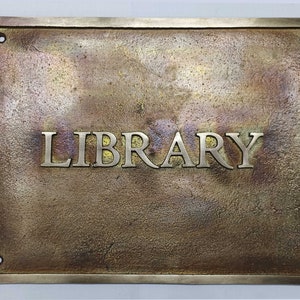 Custom Plaques in Oil-rubbed Bronze - Personalized 3D Plaque - Vintage ...